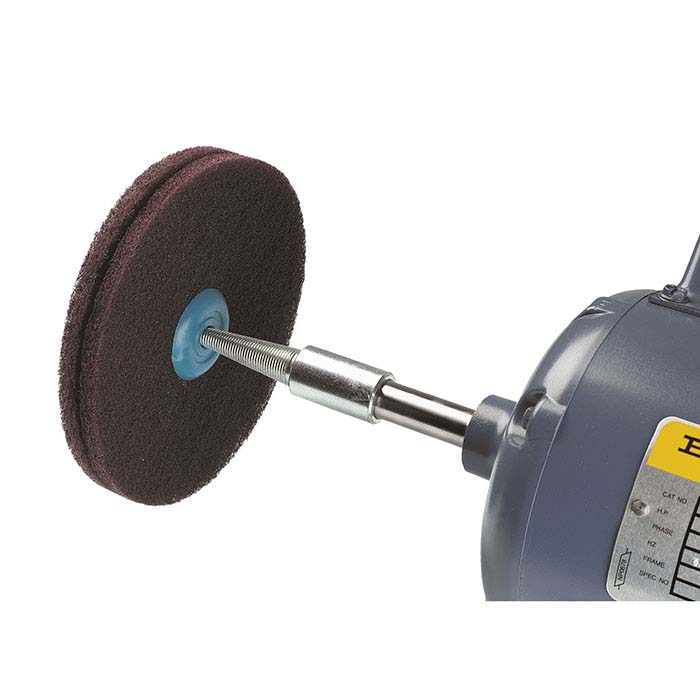 3M 4" Satin-Finish Buffing Wheel, 2-Ply