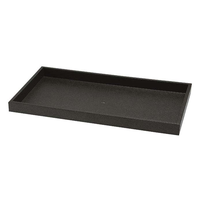 Black Plastic Full-Size Trays