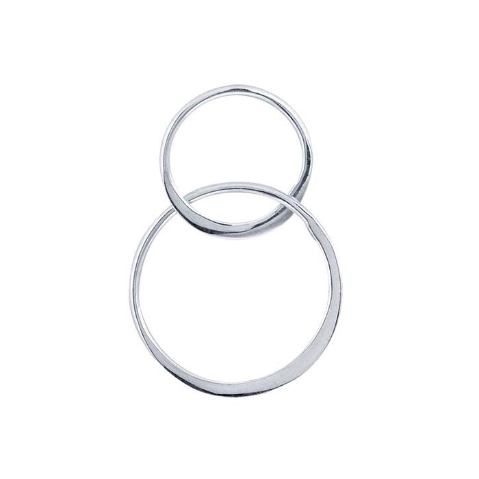 Sterling Silver Double-Circles Components