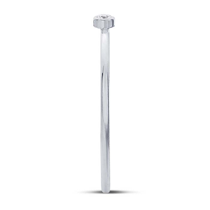 Sterling Silver CZ-Set Rings